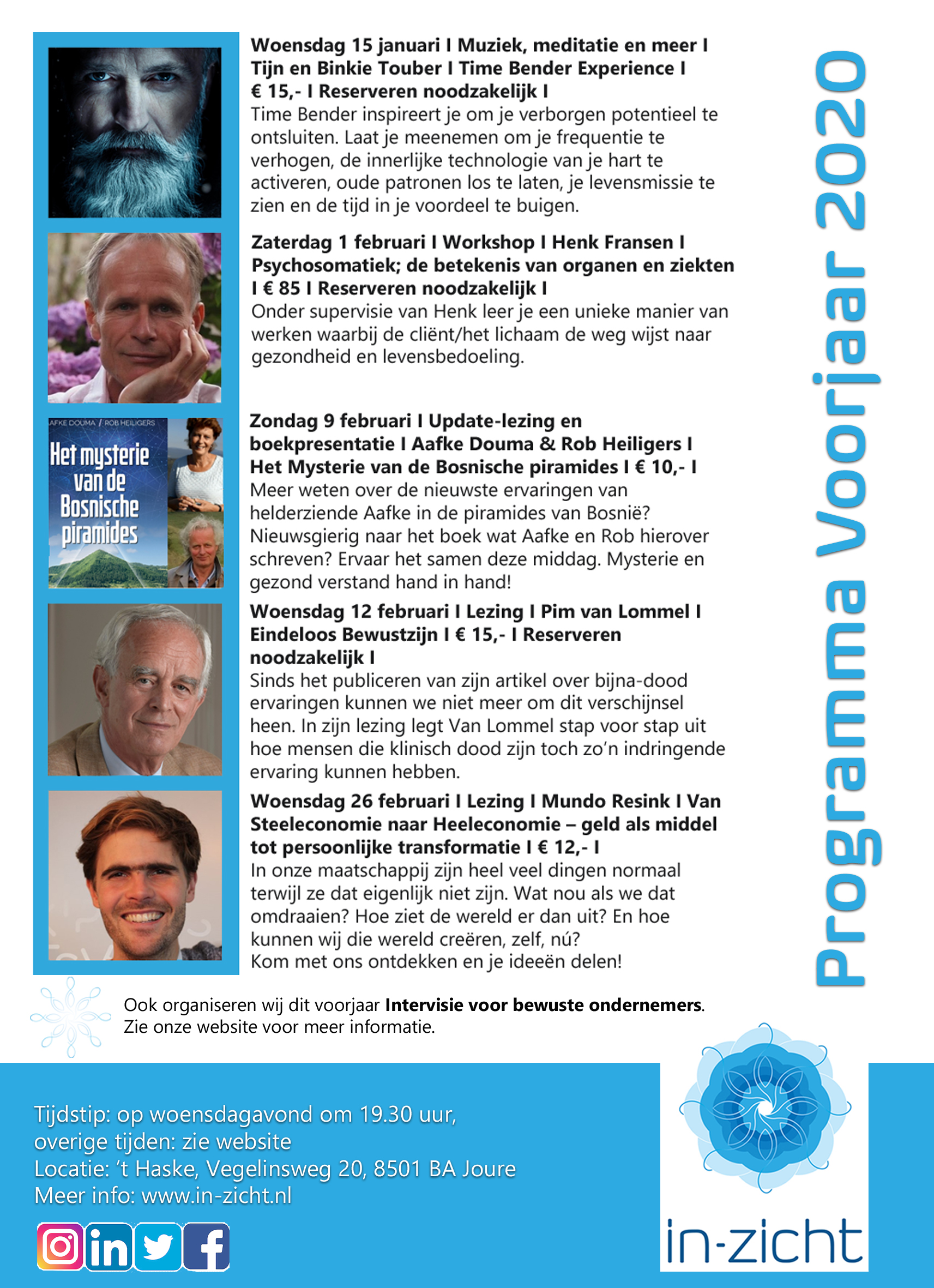 Programma-flyer - Stichting In-zicht